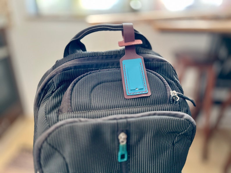 Leather Luggage Name Tag PDF Pattern Travel in Style With Customized ...