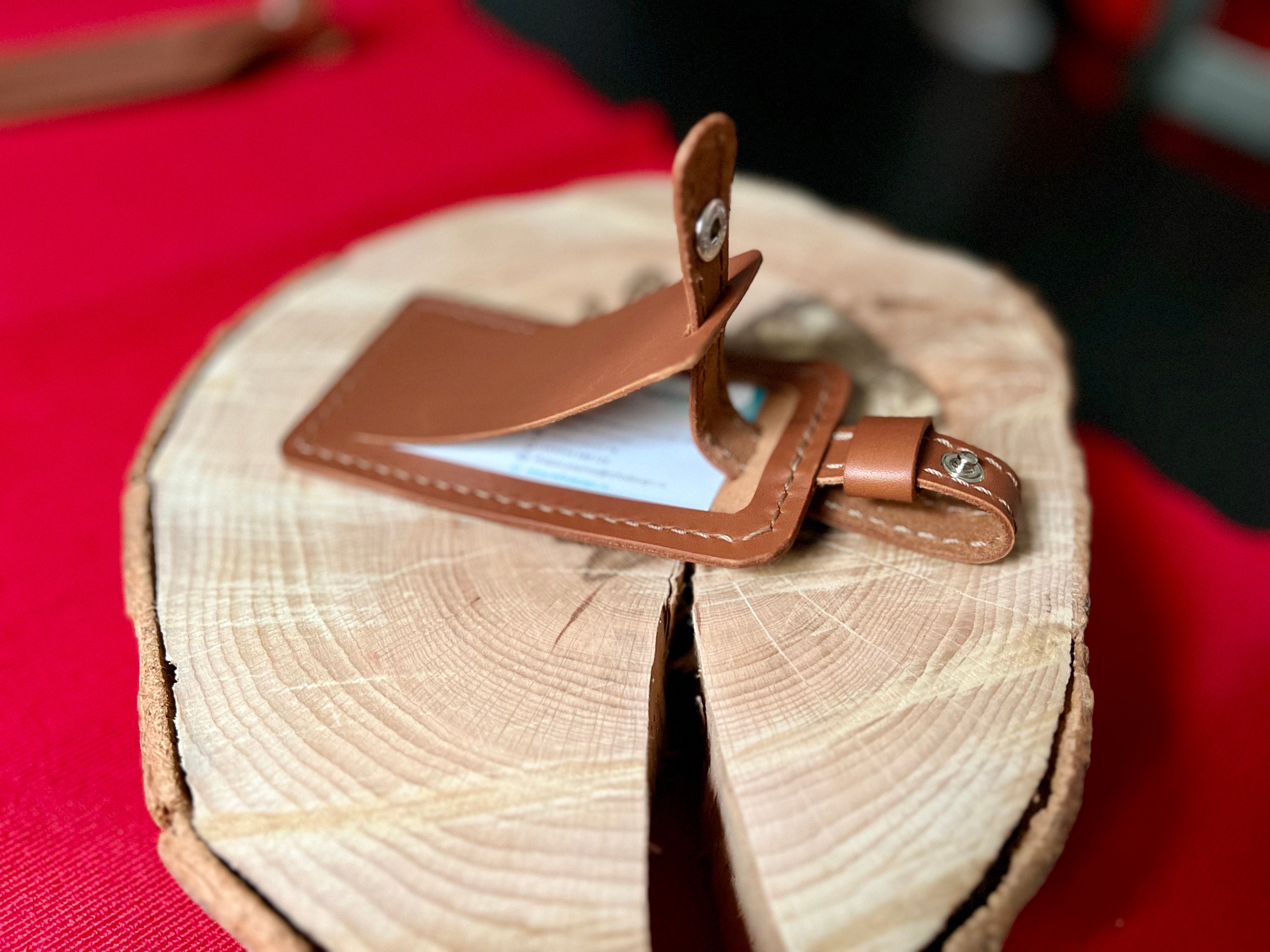 Leather Luggage Tag Pack PDF Pattern, Simple and Stylish Leather Bag ...