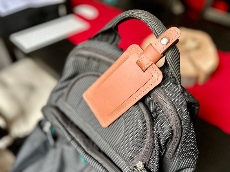 Leather Luggage Tag DIY PDF Pattern - Craft Customized Bag ...