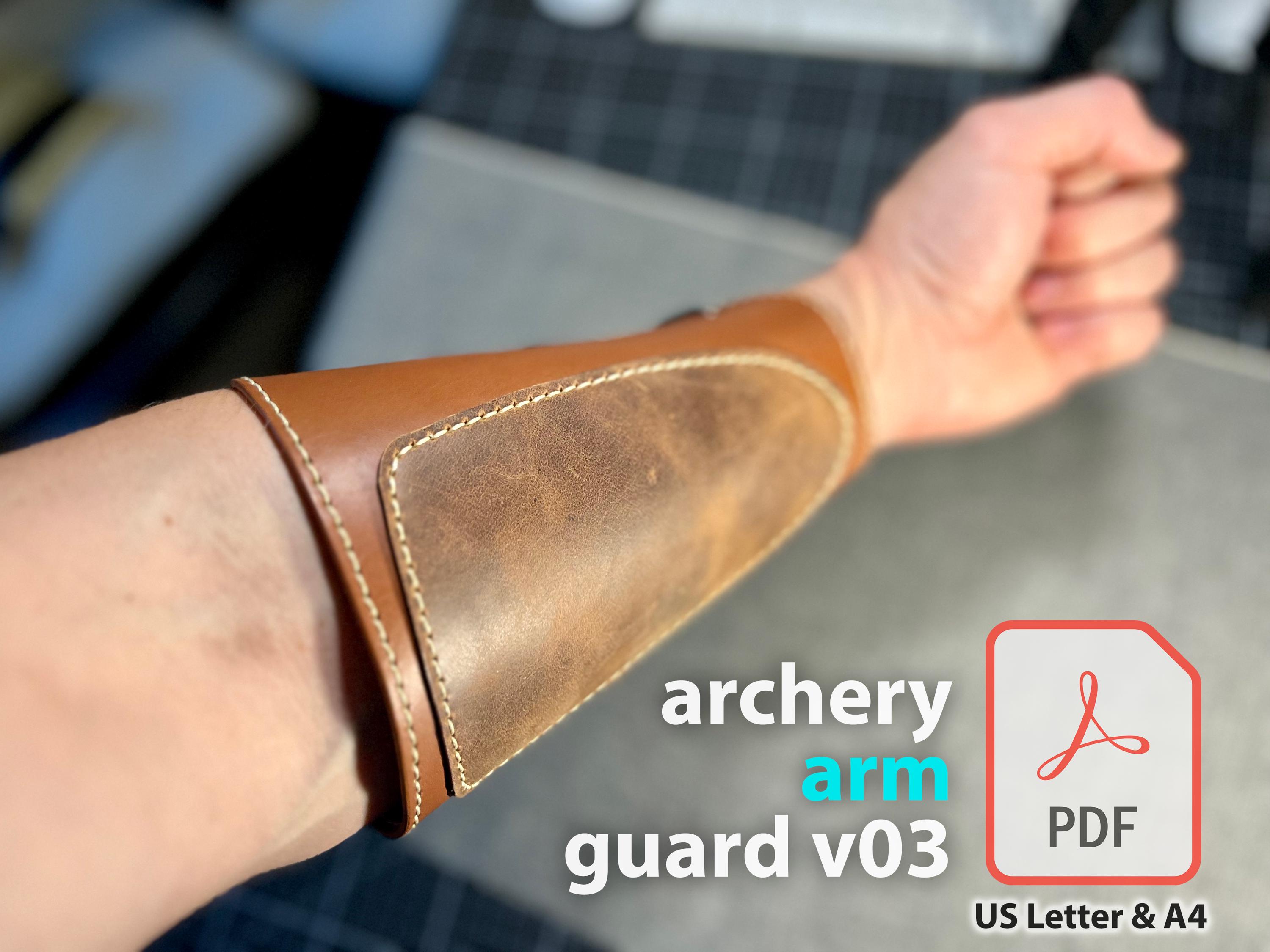 Leather Archery Arm Guard V.03 PDF Digital Pattern DIY Leather Project ...