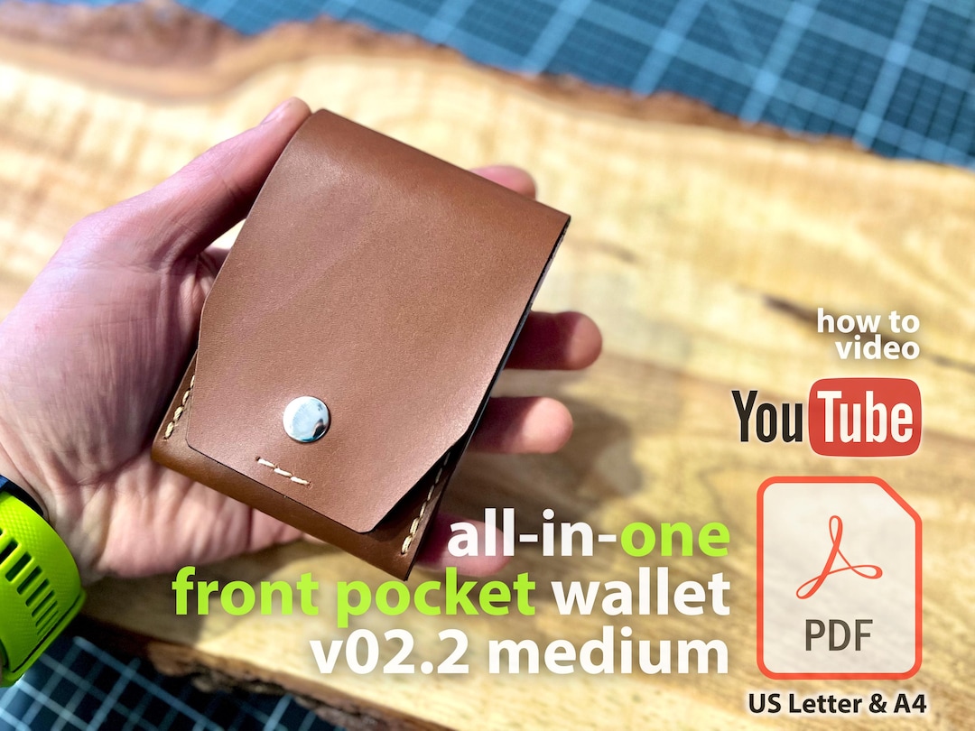 All-in-one Front Pocket Wallet for Currency ID Coins & Small Objects ...