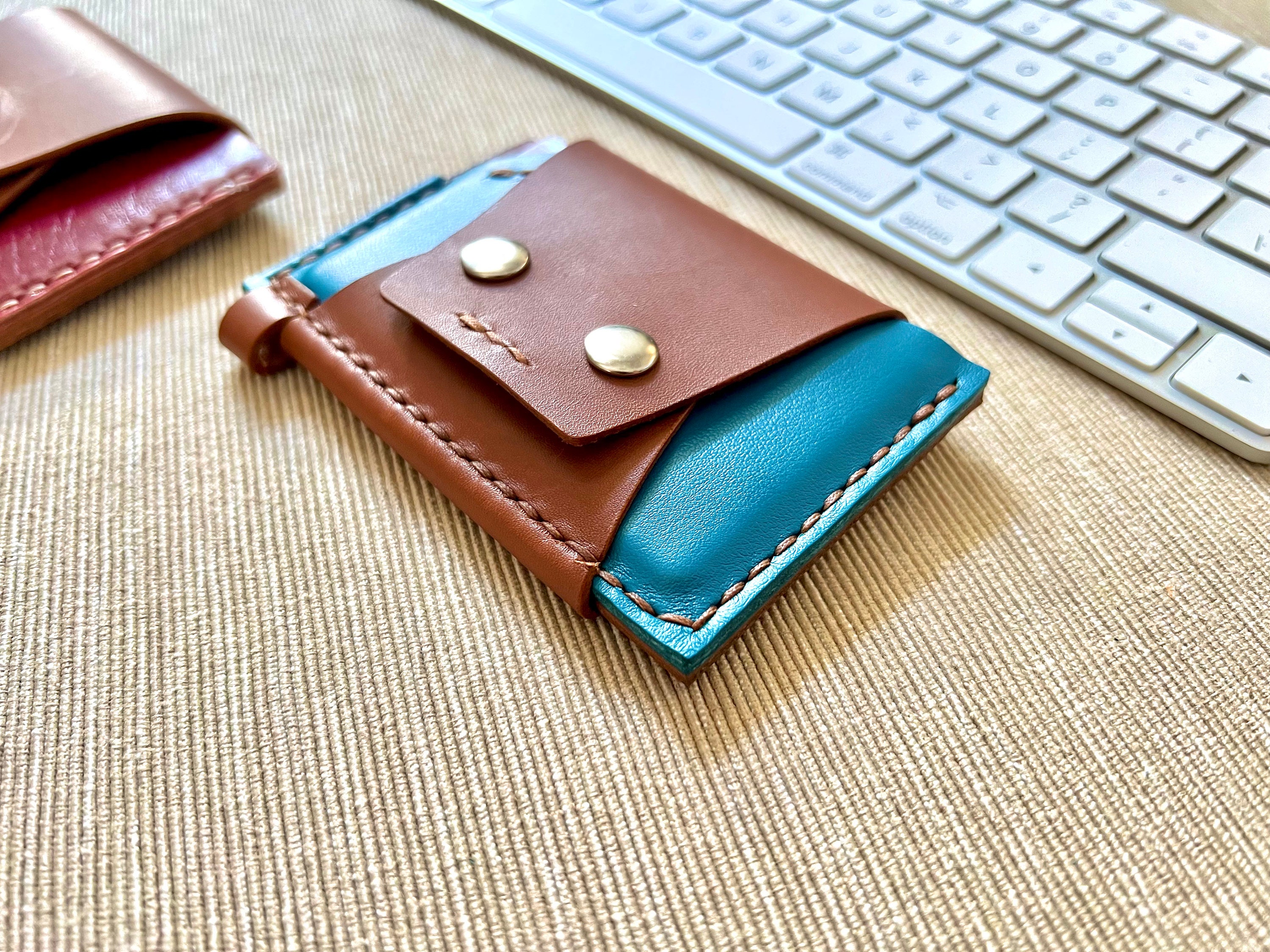 Leather Wallet Pattern Card Holder DIY Belt Card Holder Pattern PDF for Belt Wallet Template ...