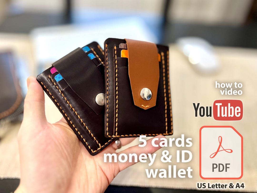 Wallet for up to 5 Cards, Multi Currency Money and Large ID - PDF ...