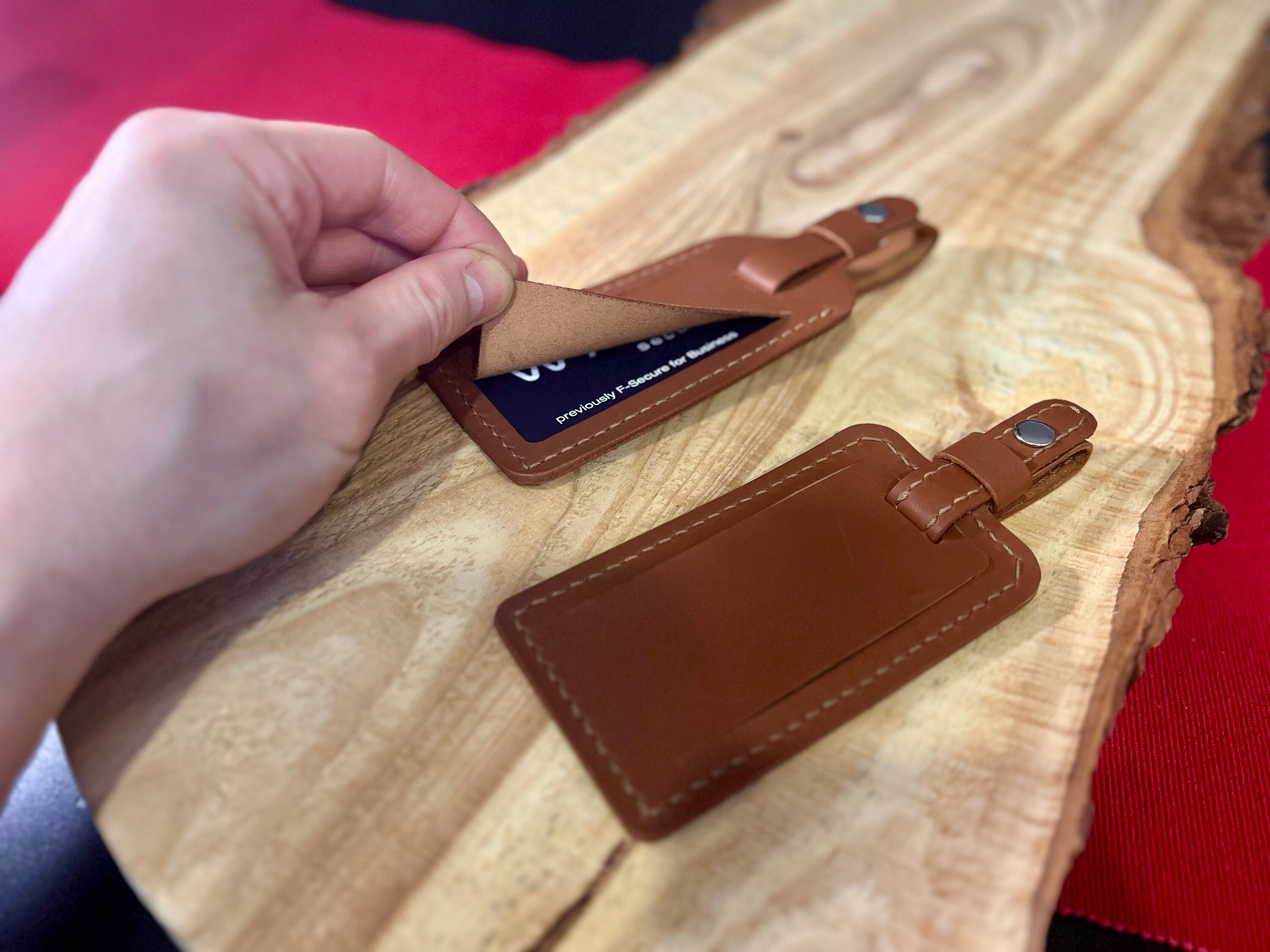 Leather Luggage Tag Pack PDF Pattern, Simple and Stylish Leather Bag ...