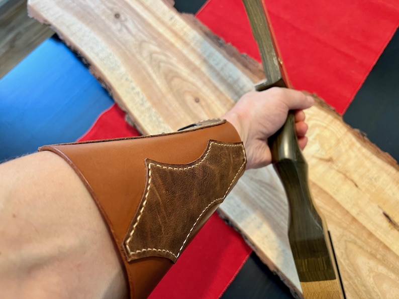 Leather Archery Gear PDF Pattern DIY, Traditional Arm Guard Template ...