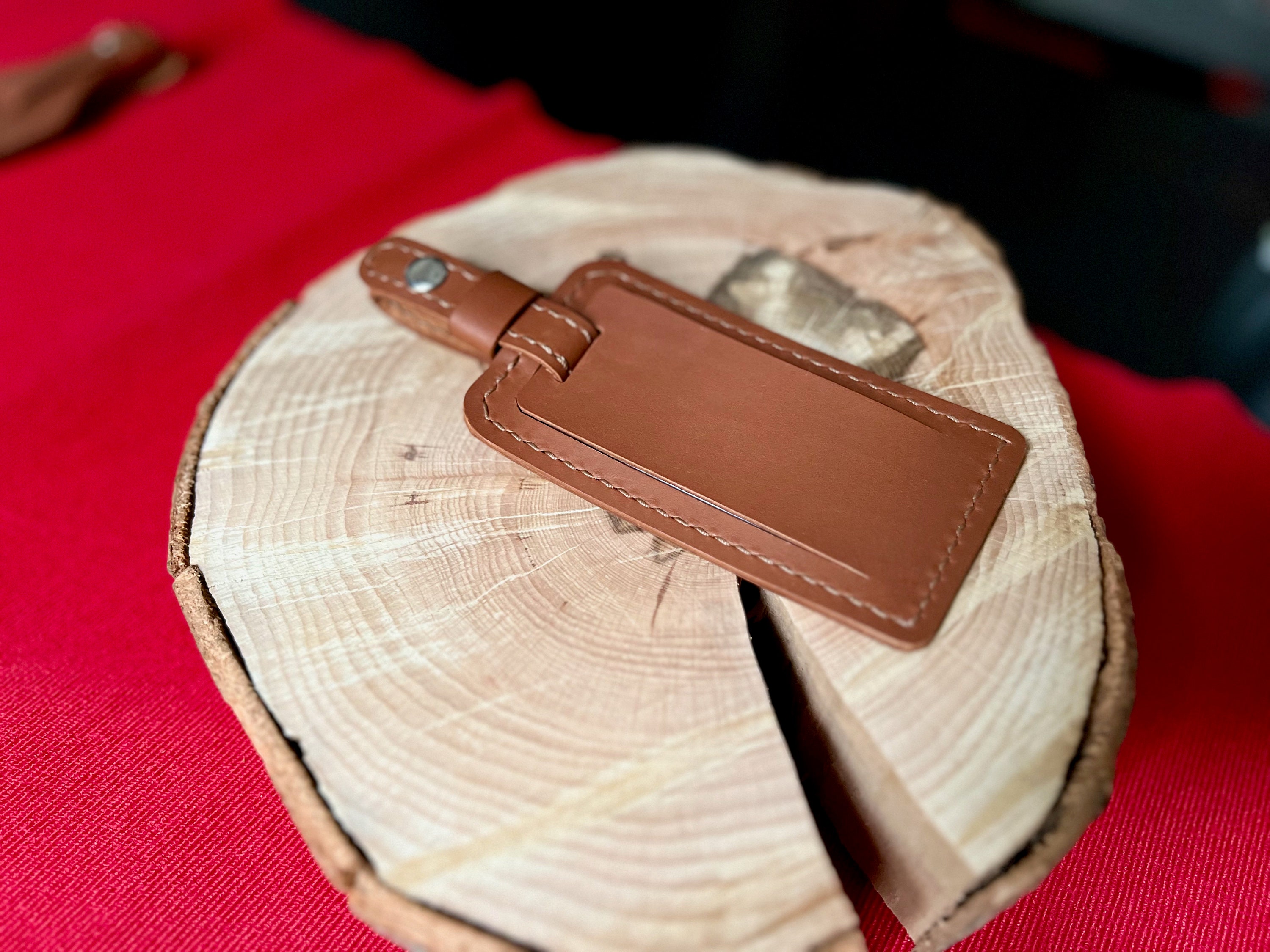 Leather Luggage Tag DIY PDF Pattern - Craft Customized Bag ...