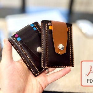 Wallet for up to 5 Cards, Multi Currency Money and Large ID PDF Leather ...