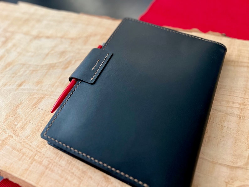 A5 Leather Notebook Cover Pattern With Pen & Card Holders (PDF Digital ...