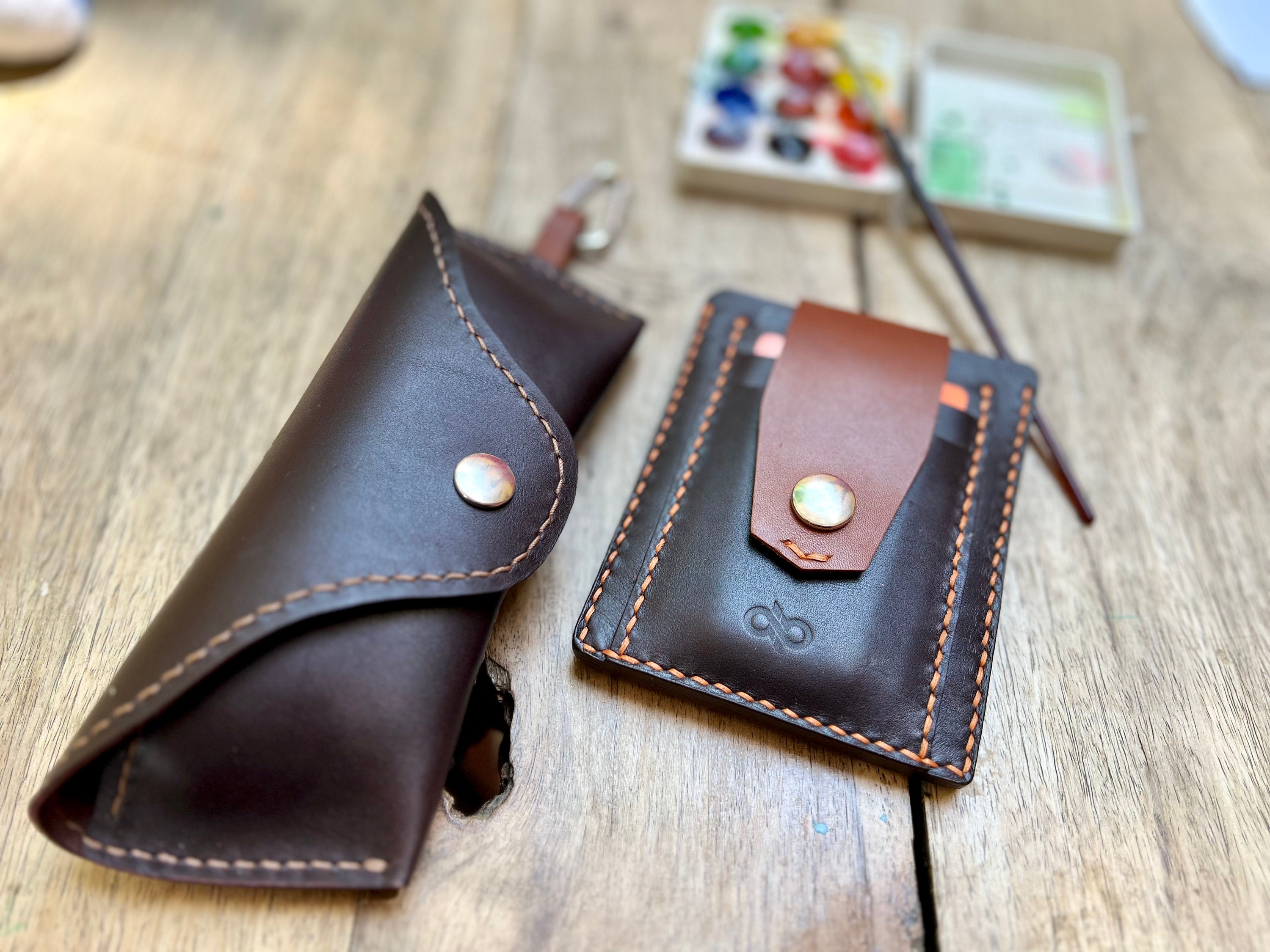 Handcrafted Leather Glasses Case Pattern Eyewear DIY Shades - Etsy