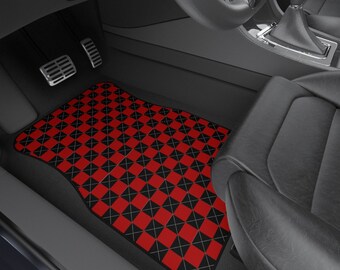 Car Checkered Floor Mats - Etsy