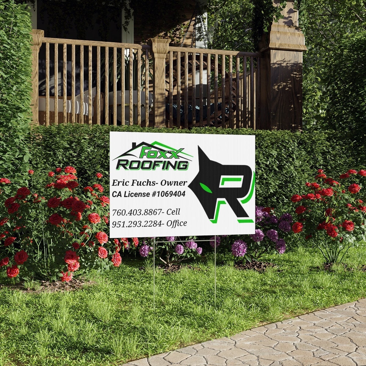 Custom Business Card Yard Sign - Etsy