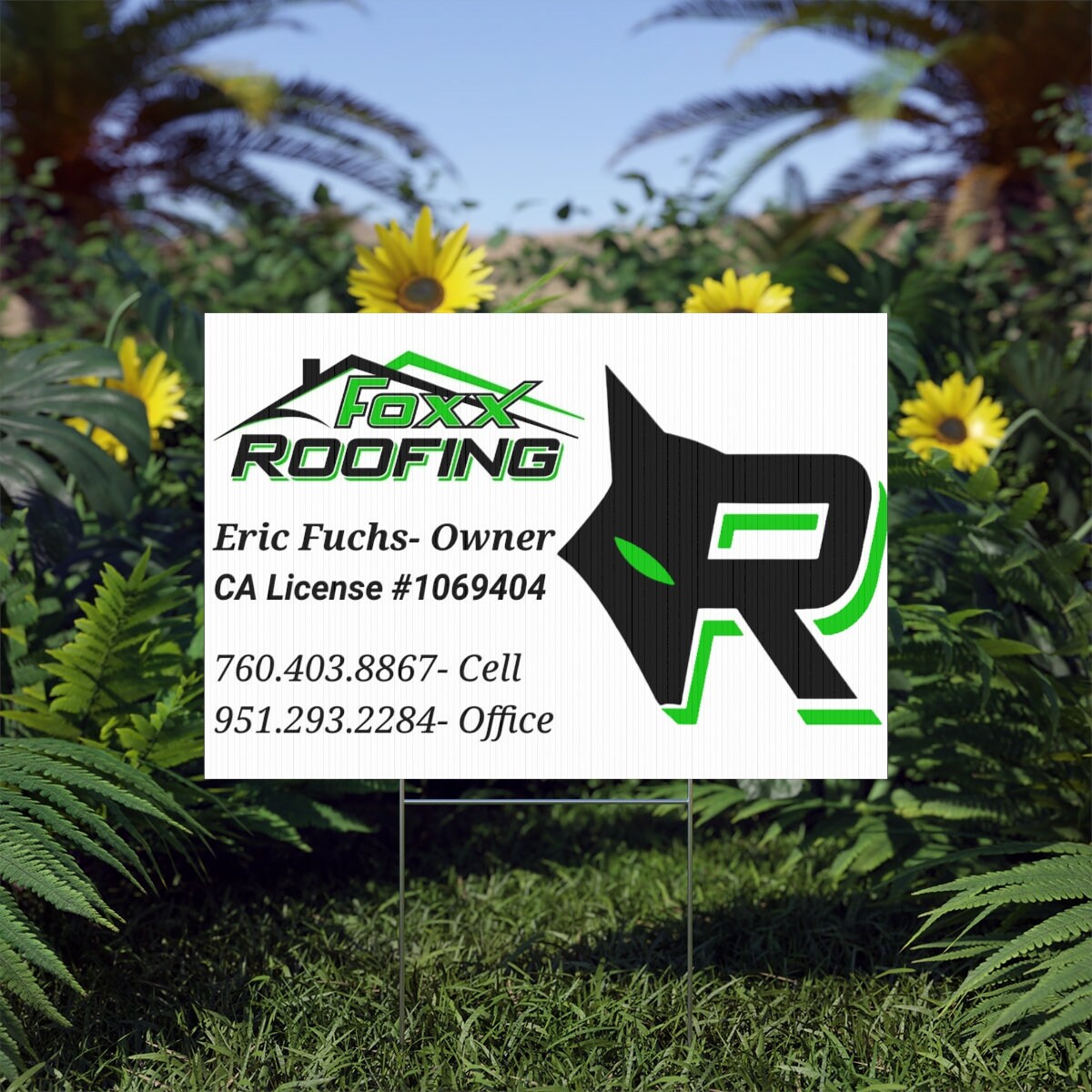 Custom Business Card Yard Sign - Etsy