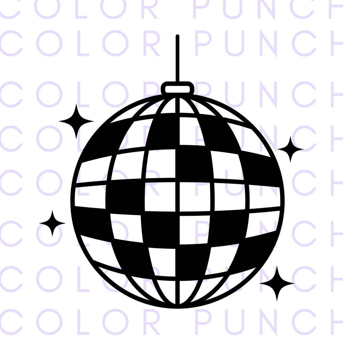 Disco Ball SVG Mirrorball PNG File - Etsy