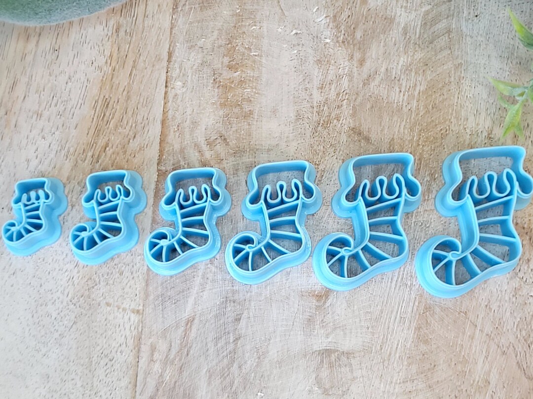 Stocking Polymer Clay Cutters Winter, Socks, Christmas Holiday - Etsy