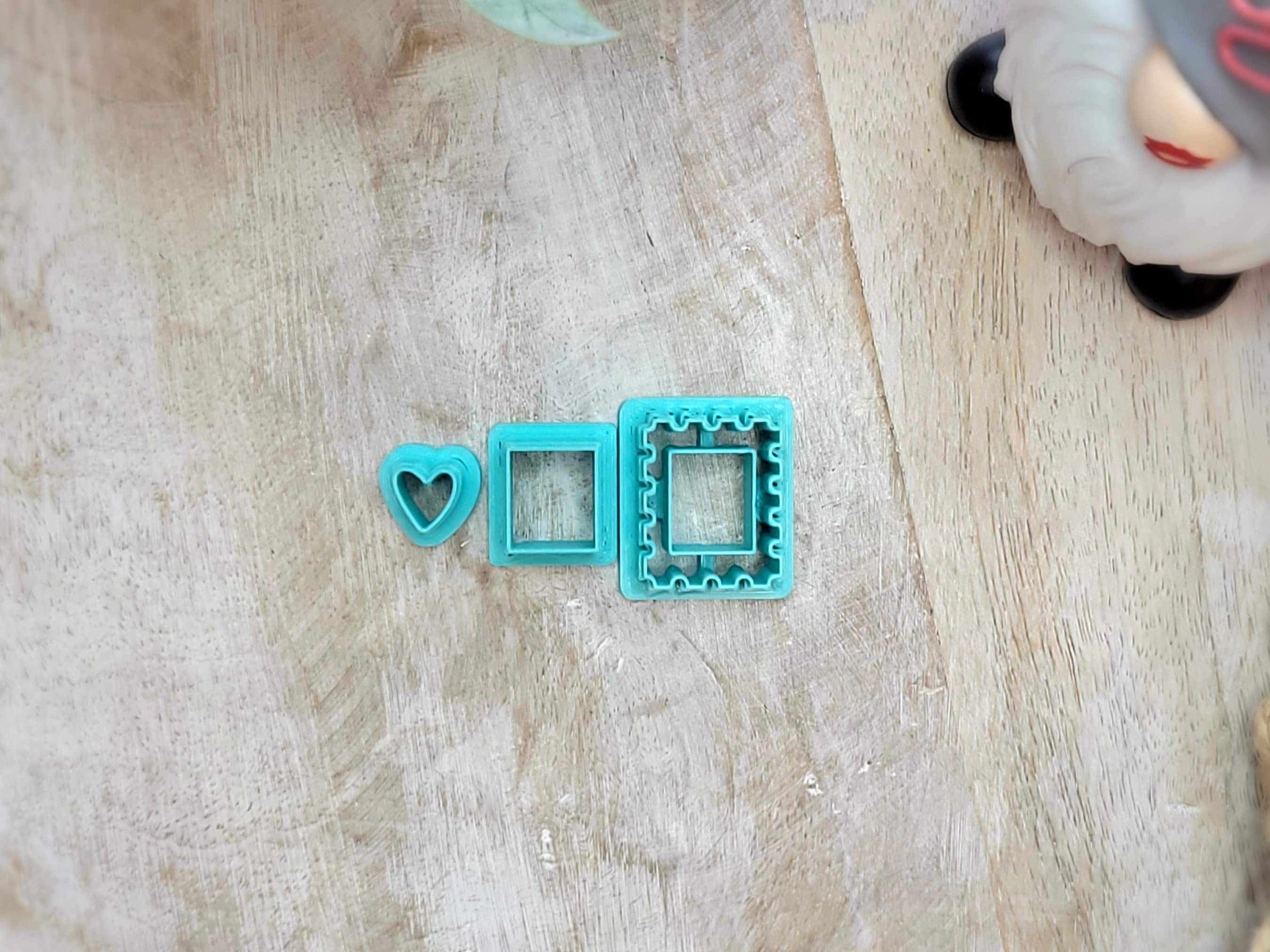 Love Postage Stamp Polymer Clay Cutters - Etsy