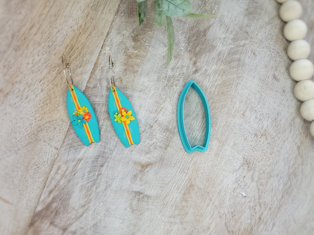 Surfboard Polymer Clay Cutters for Beach, Ocean, Summer Surfer - Etsy