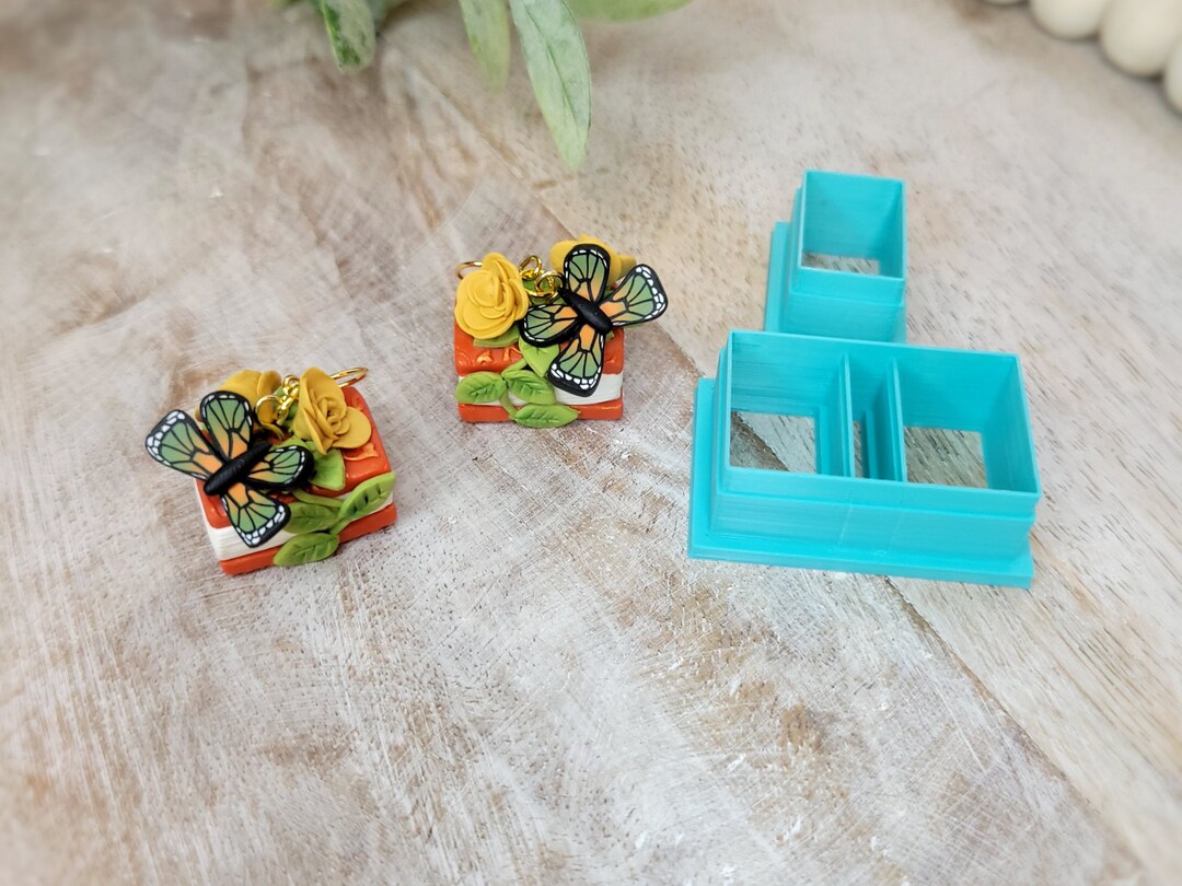 Book Polymer Clay Cutter Set, Library Cutter, Book Lover, Book Cutter ...