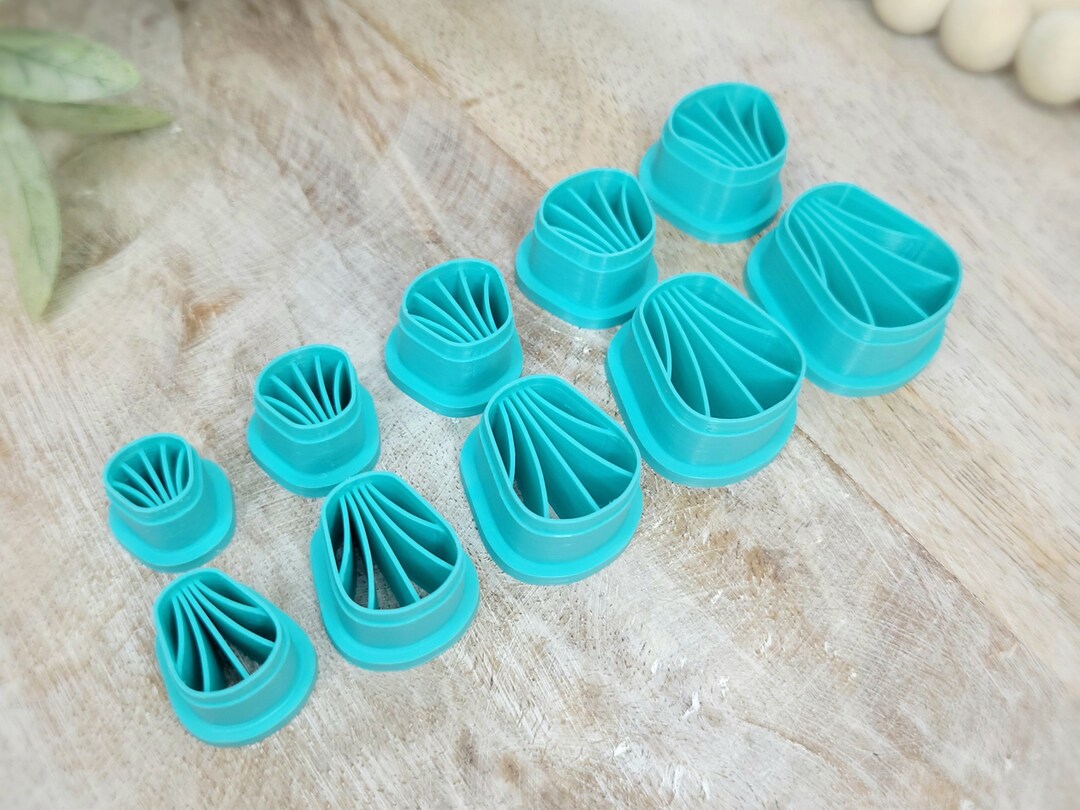 Oval Embossed Drop Cutters Clay Cutters - Etsy