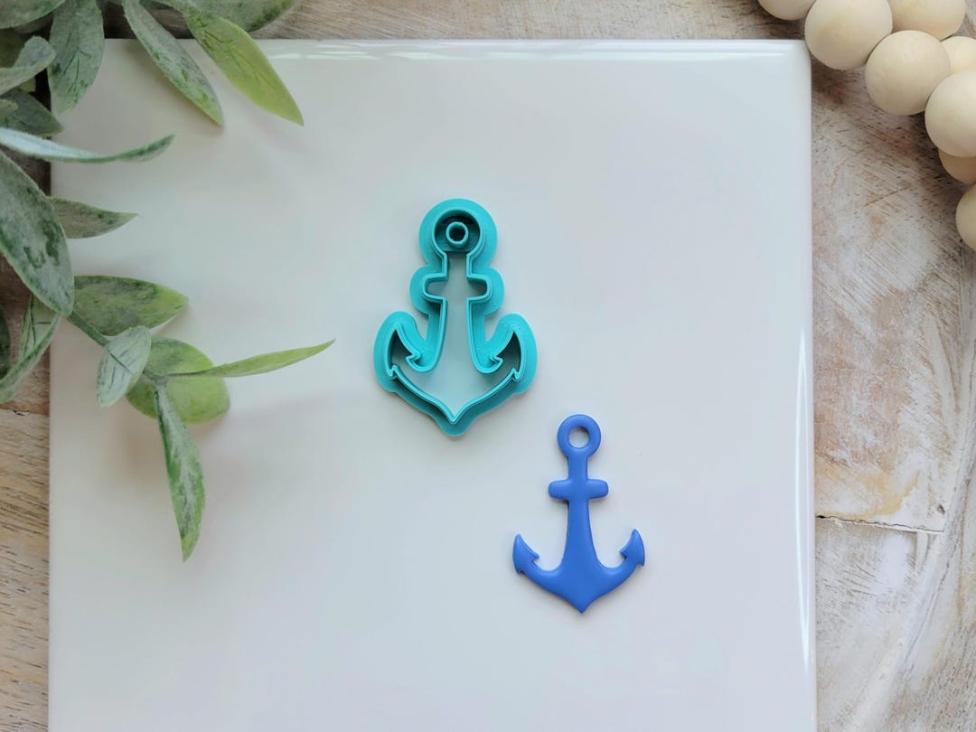 Anchor Polymer Clay Cutter: Nautical Jewelry Making - Etsy