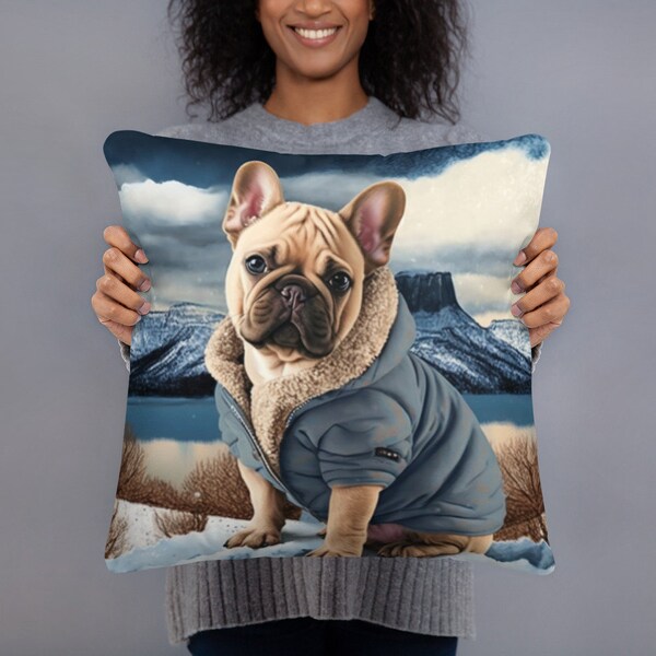 Bulldog Pillow - Etsy