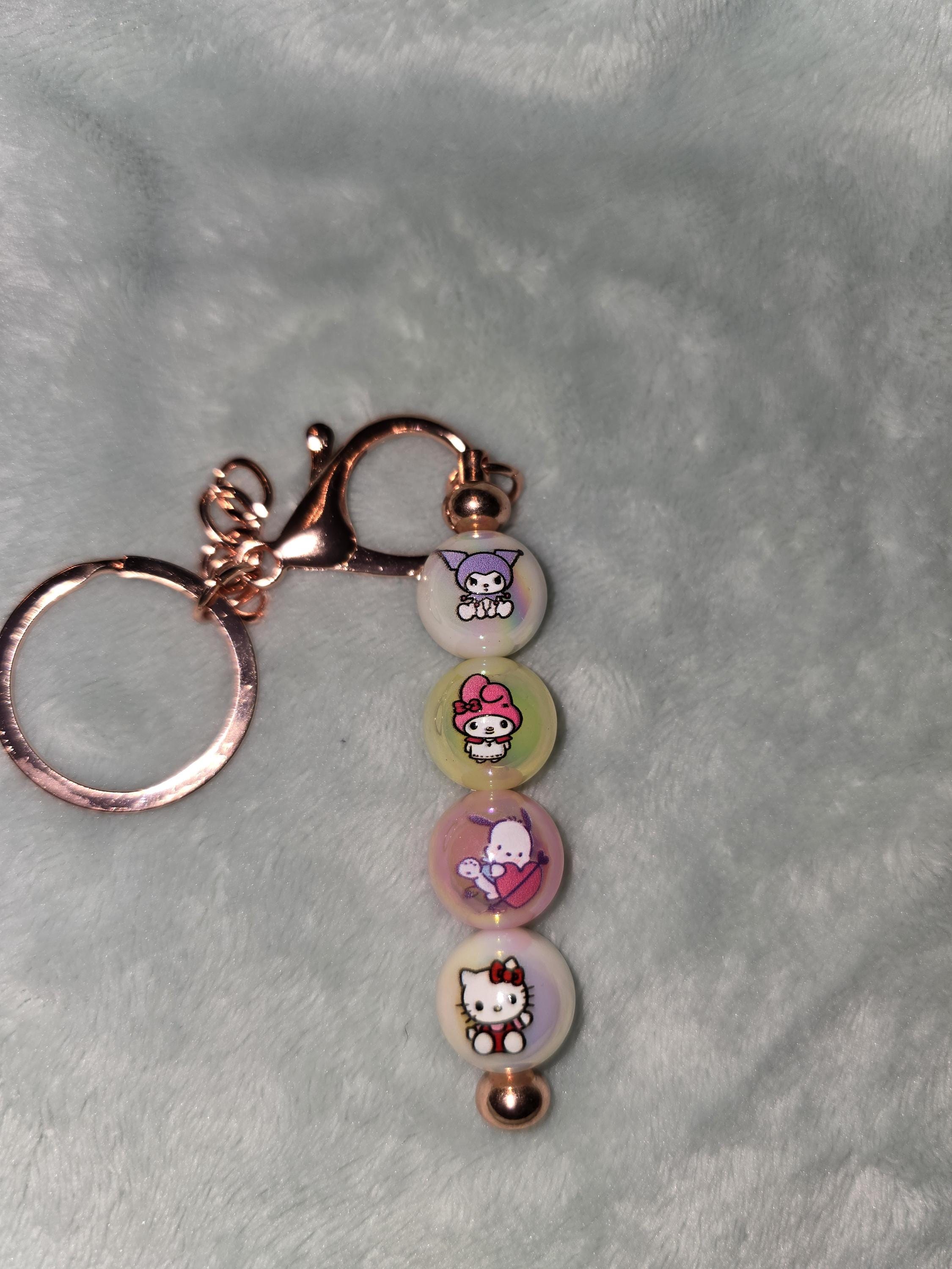 Handmade Sanrio Hello Kitty Keychain /gift for Her/birthday Gift ...