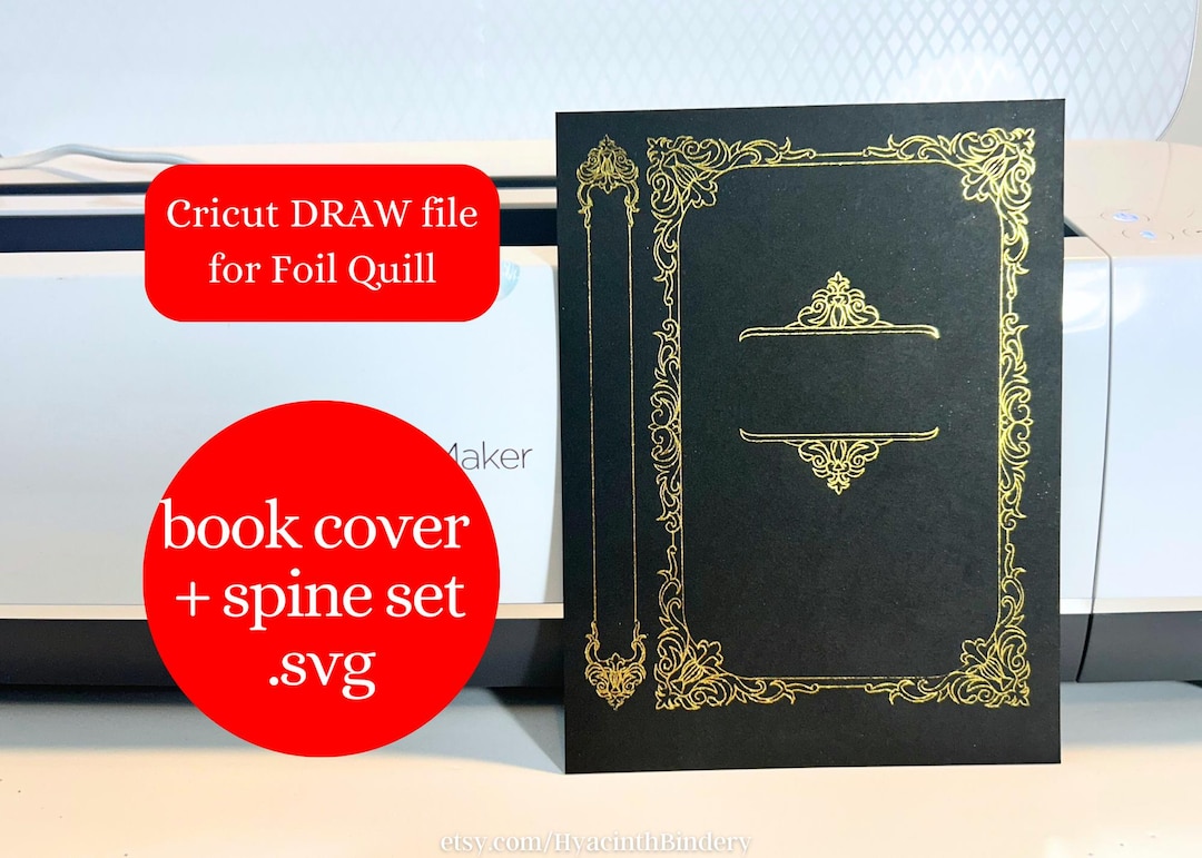 Hot Foil Book Cover, Spine, and Cover Ornament - Elegant Gothic ...