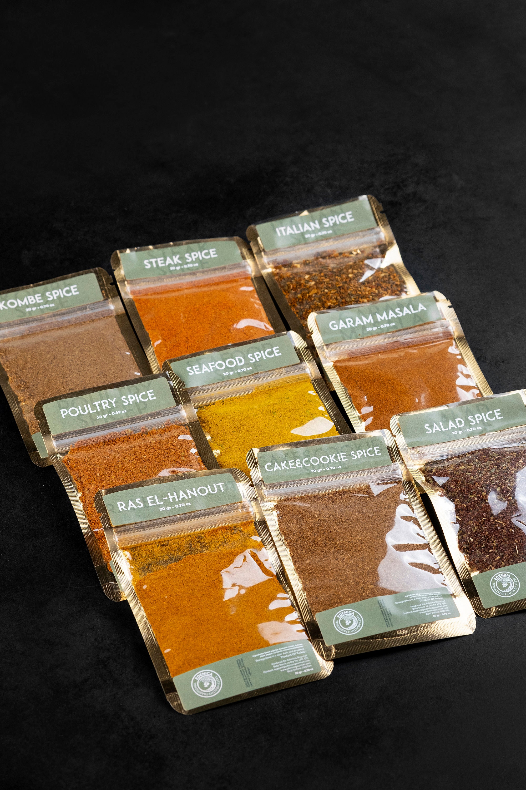 Spice Sampler Set With 9 Different Premium Natural Organic Mix - Etsy