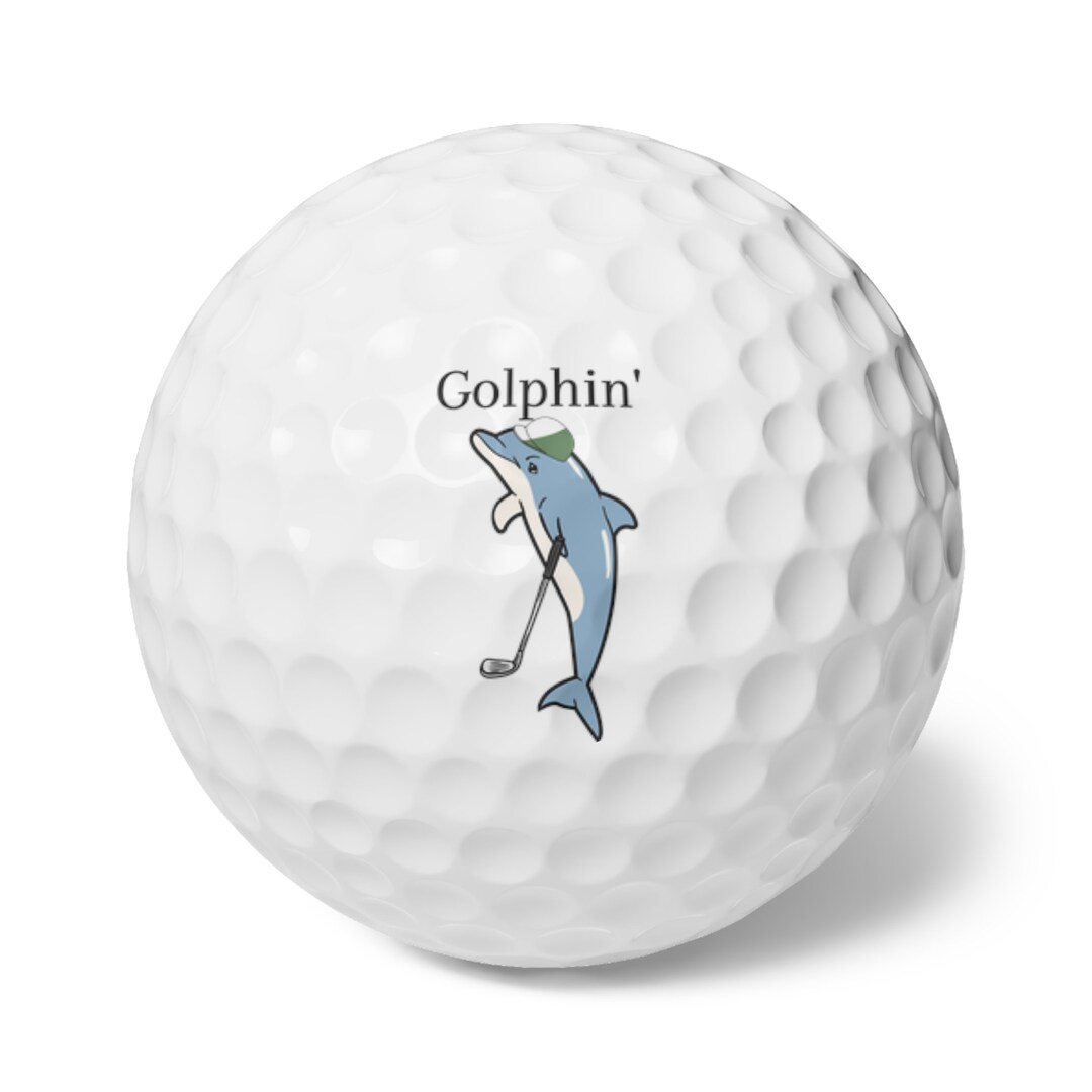 Golphin' Dolphin Golf Balls, 6pcs - Etsy