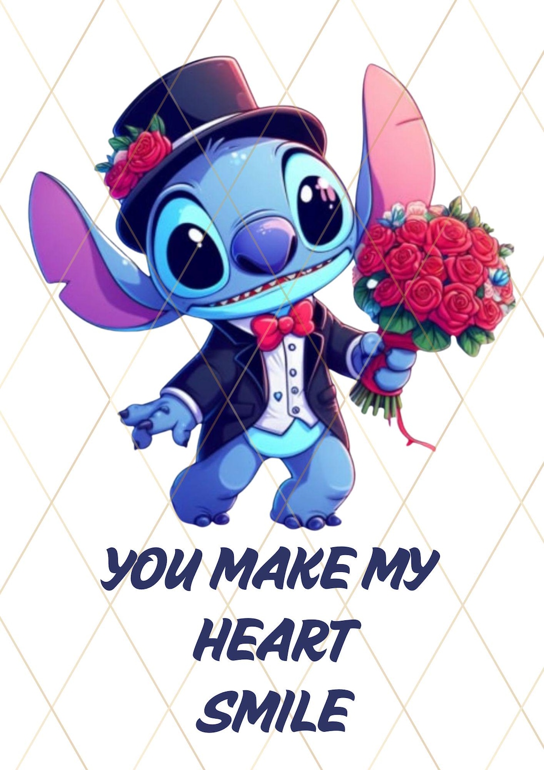 Valentine Stitch, Png Stitch,stitch Love Couple Valentine,stitch ...