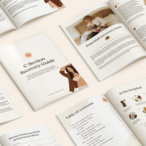 C-section Recovery Guide and Birth Plan Template Ebook Instant PDF ...