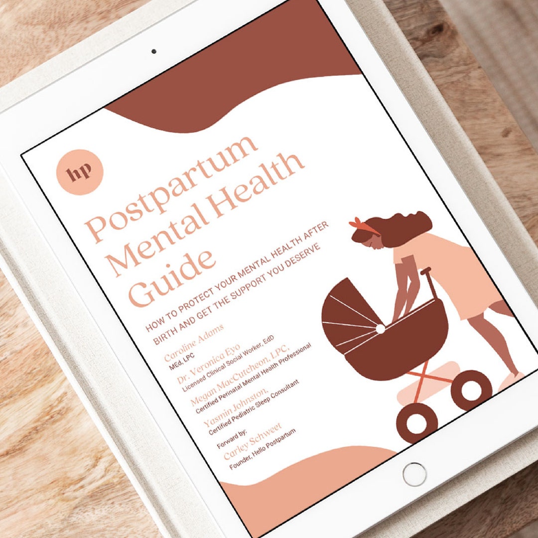 Postpartum Mental Health Guide Ebook PDF Download for Postpartum Depression Anxiety Pmads and ...