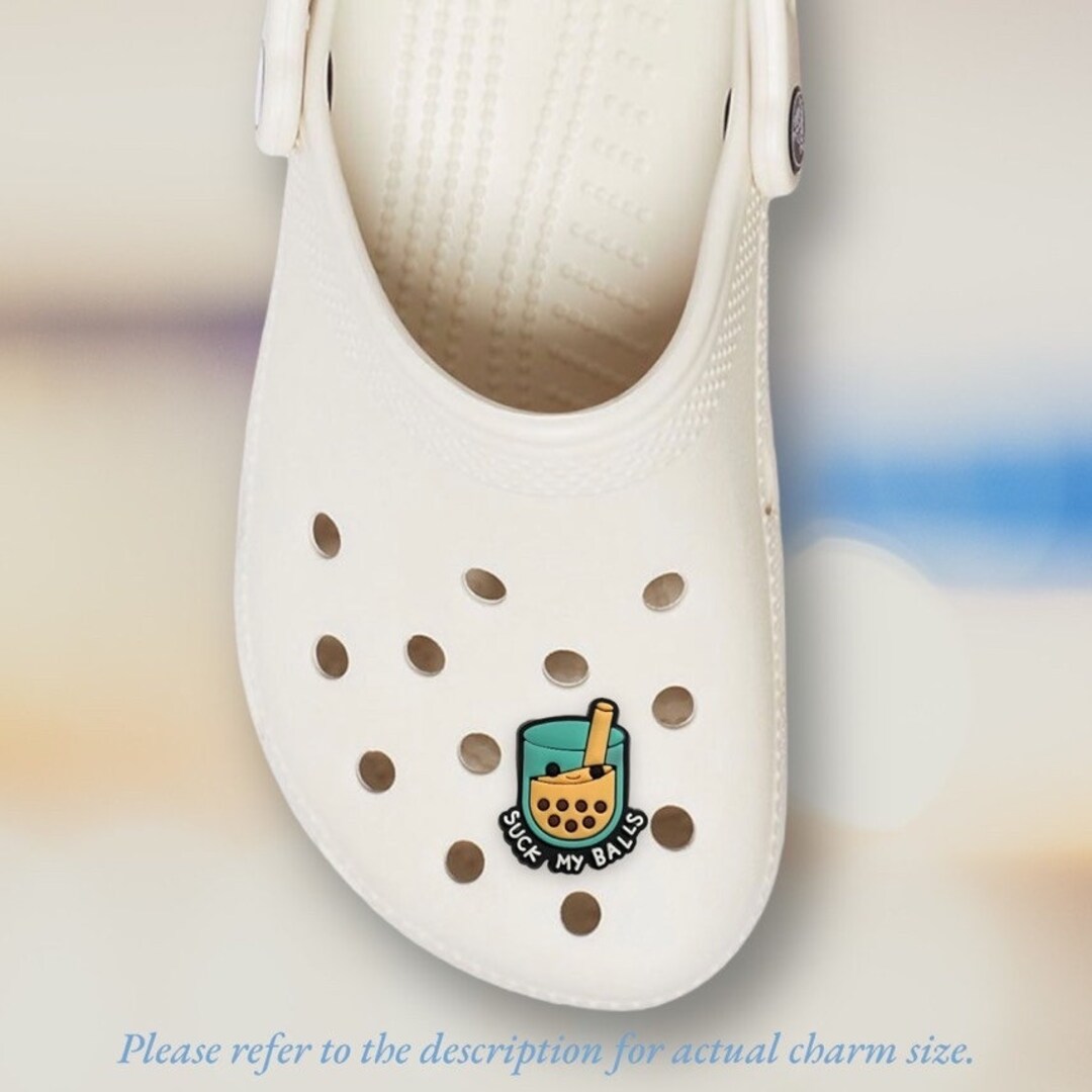 Milk Tea Boba Croc Charms - Etsy