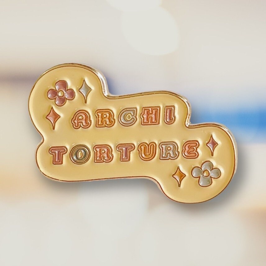 Architecture Architorture Enamel Pin - Etsy