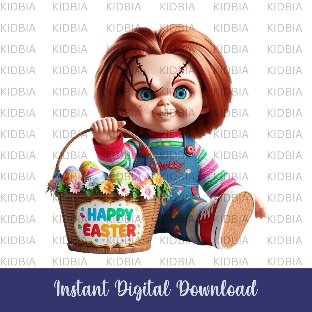 Horror Easter Png, Prepare to Dye Png, Happy Easter Png, Killer ...