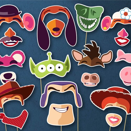 Toy Story Party Photobooth Props DIGITAL DOWNLOAD Birthday - Etsy