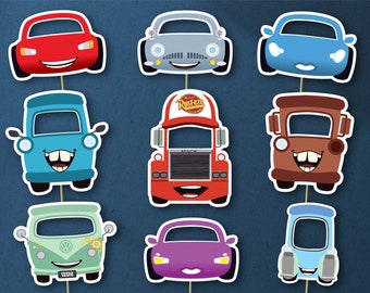 PRINTABLE Racing Photo Booth Props-printable Racer Props-racer - Etsy