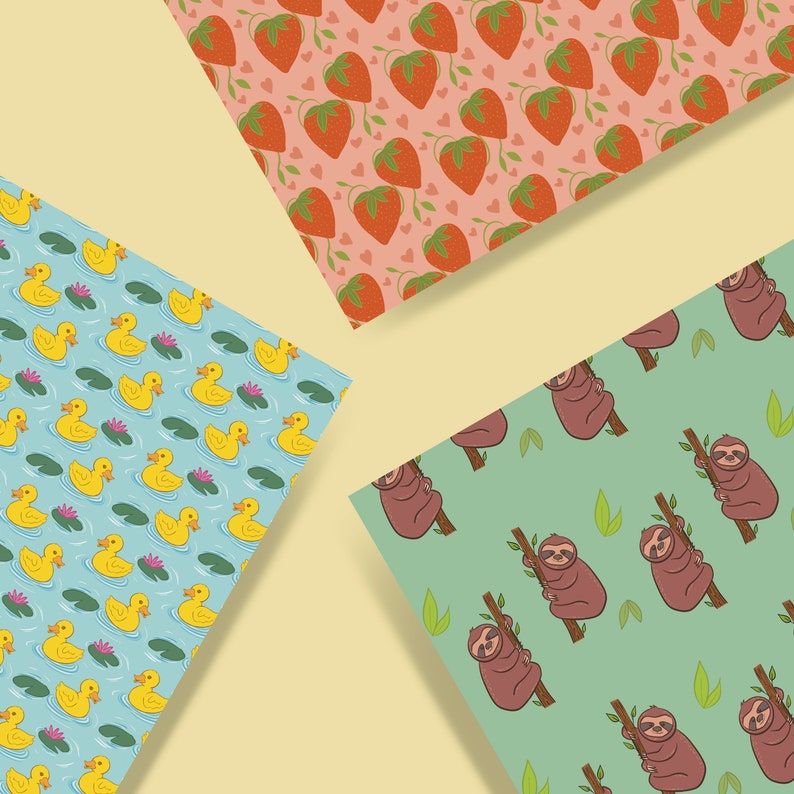 Nusery Paper Pack 10 Digital Files COMMERCIAL LICENSE - Etsy