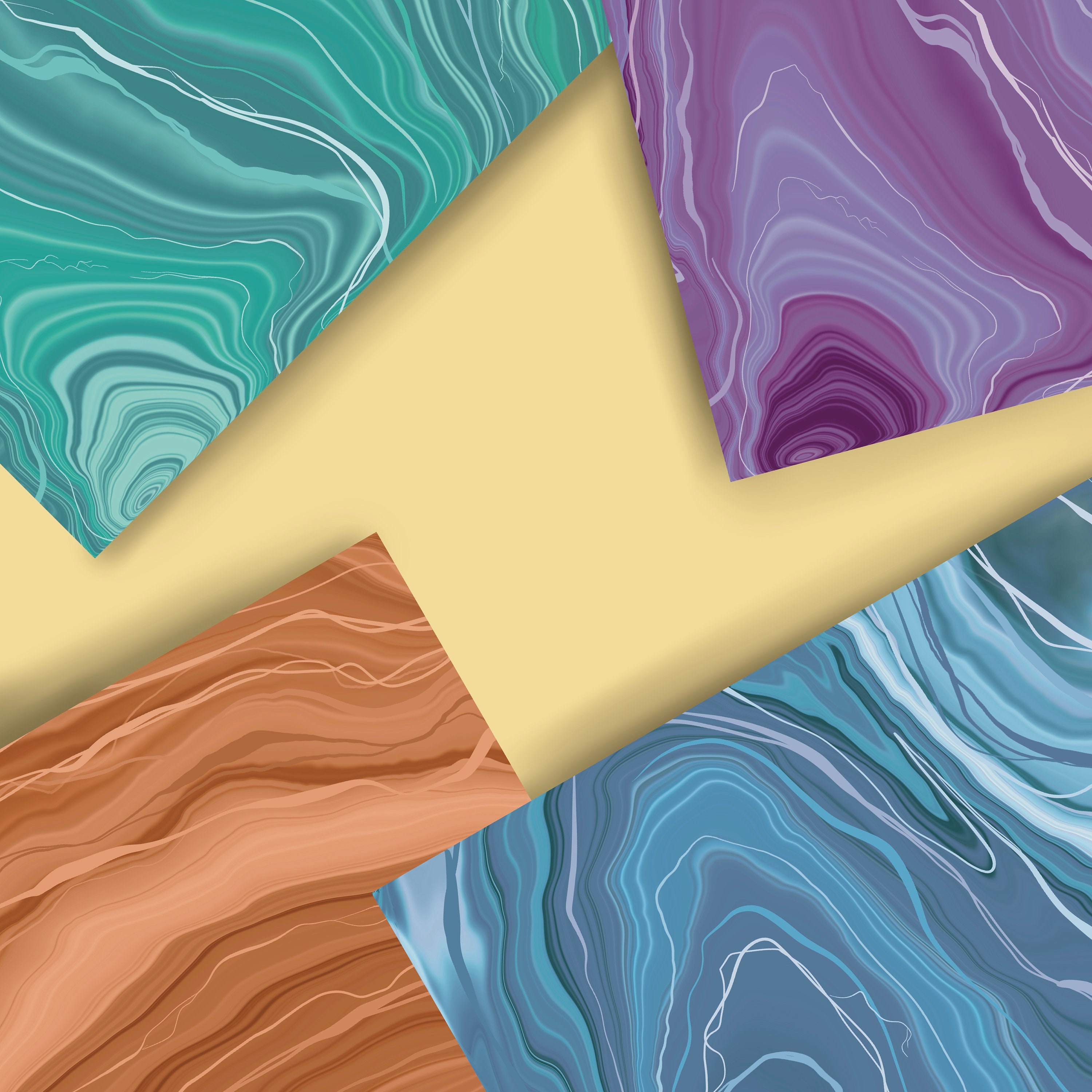 Marble Paper Pack 10 Digital Files - Etsy