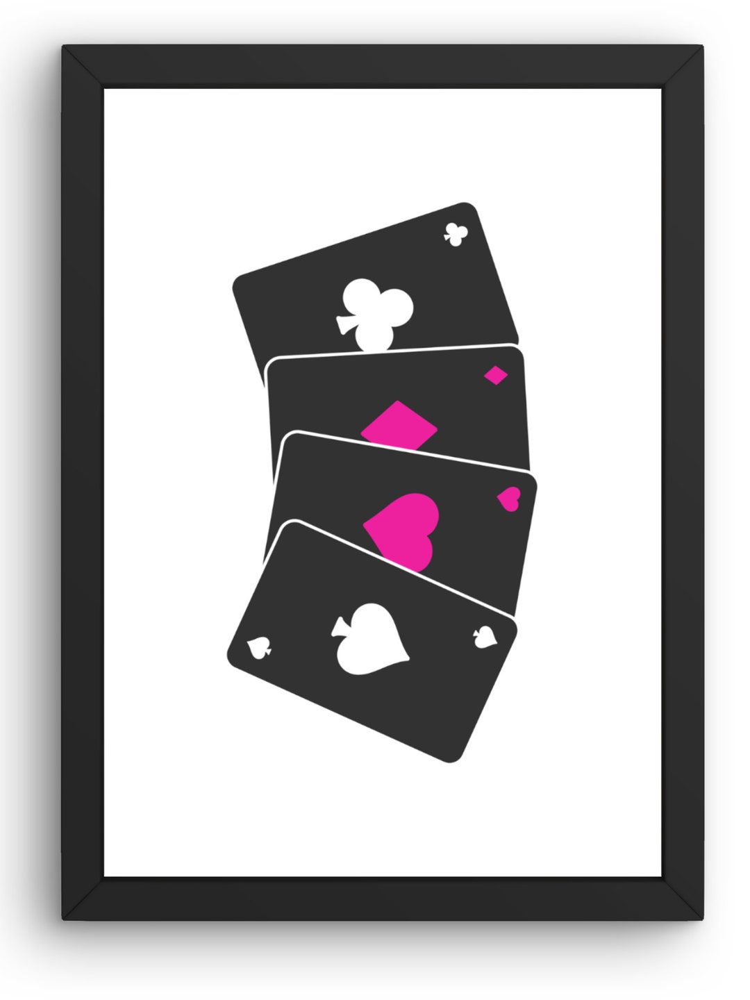 Pink Accent Cards Doodle Digital Download - Etsy