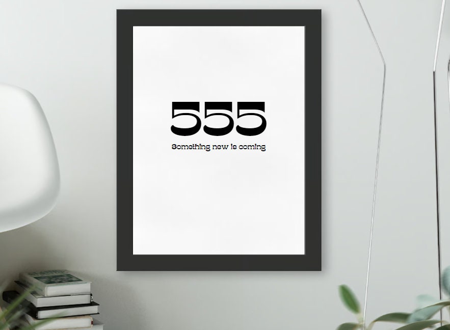 555 Angel Number Digital Download - Etsy