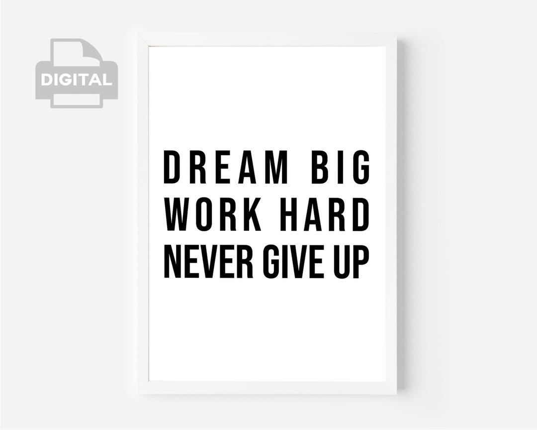 Print at Home, Zuhause Ausdrucken, Motivational Art, Success ...