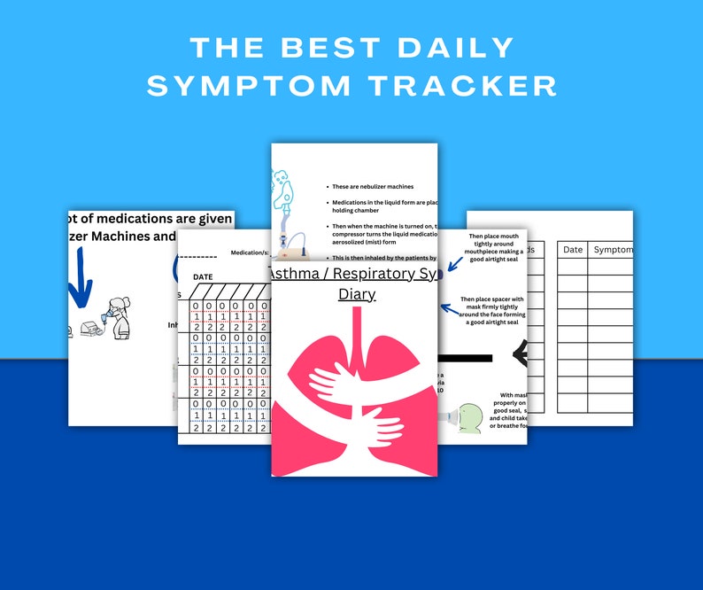 Daily Asthma / Respiratory Symptom Tracker - Etsy