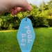 Pool Key Motel Keychain, Retro Hotel Motel Keyring Key Charm, Pool ...
