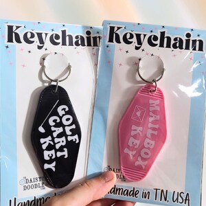 Pool Key Motel Keychain, Retro Hotel Motel Keyring Key Charm, Pool ...