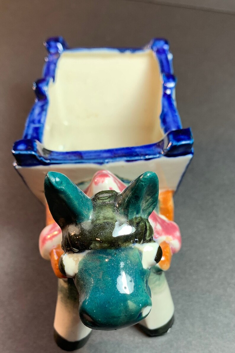 Occupied Japan Donkey With Cart - Etsy