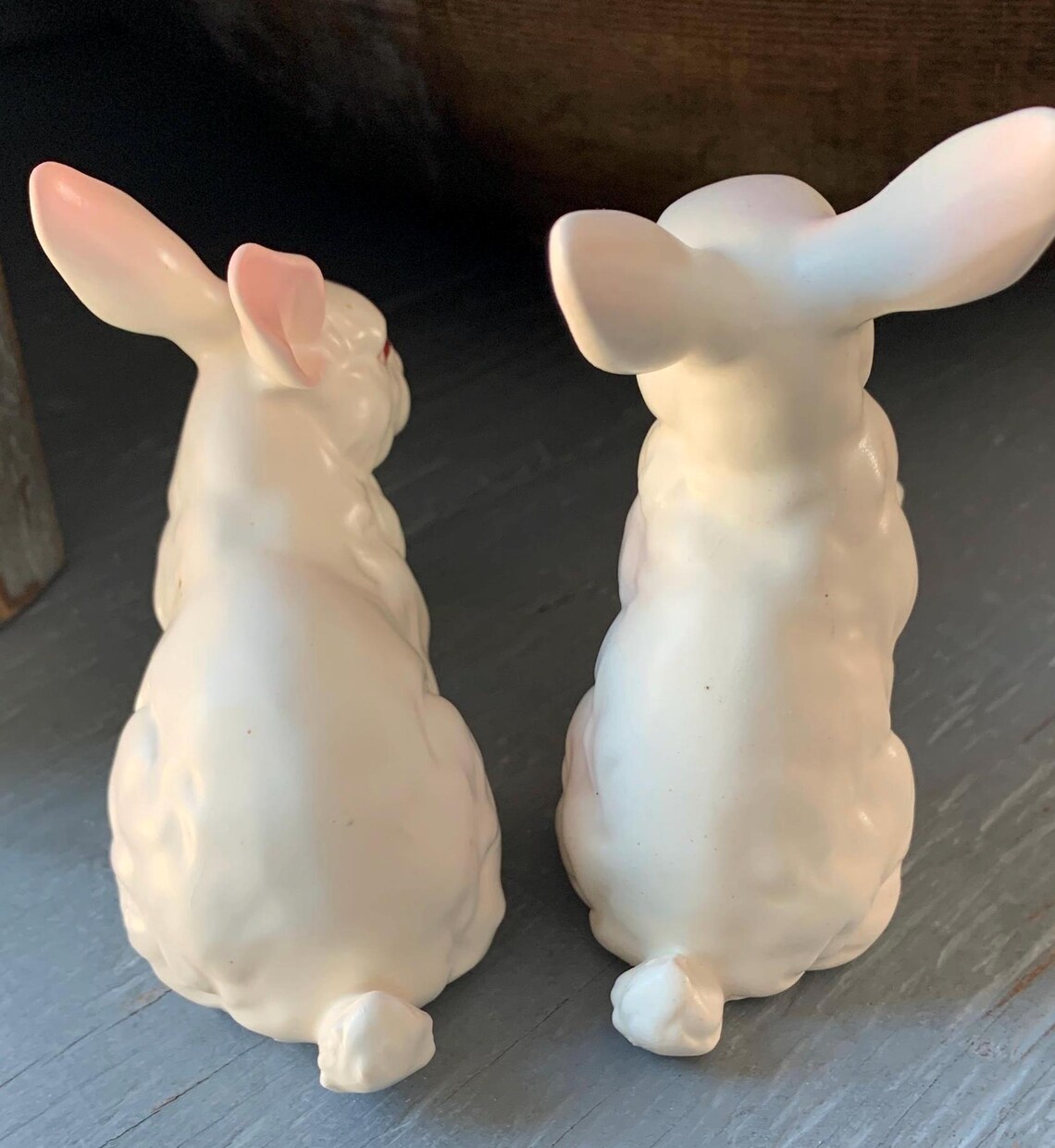 Vintage Lefton Rabbit Set - Etsy