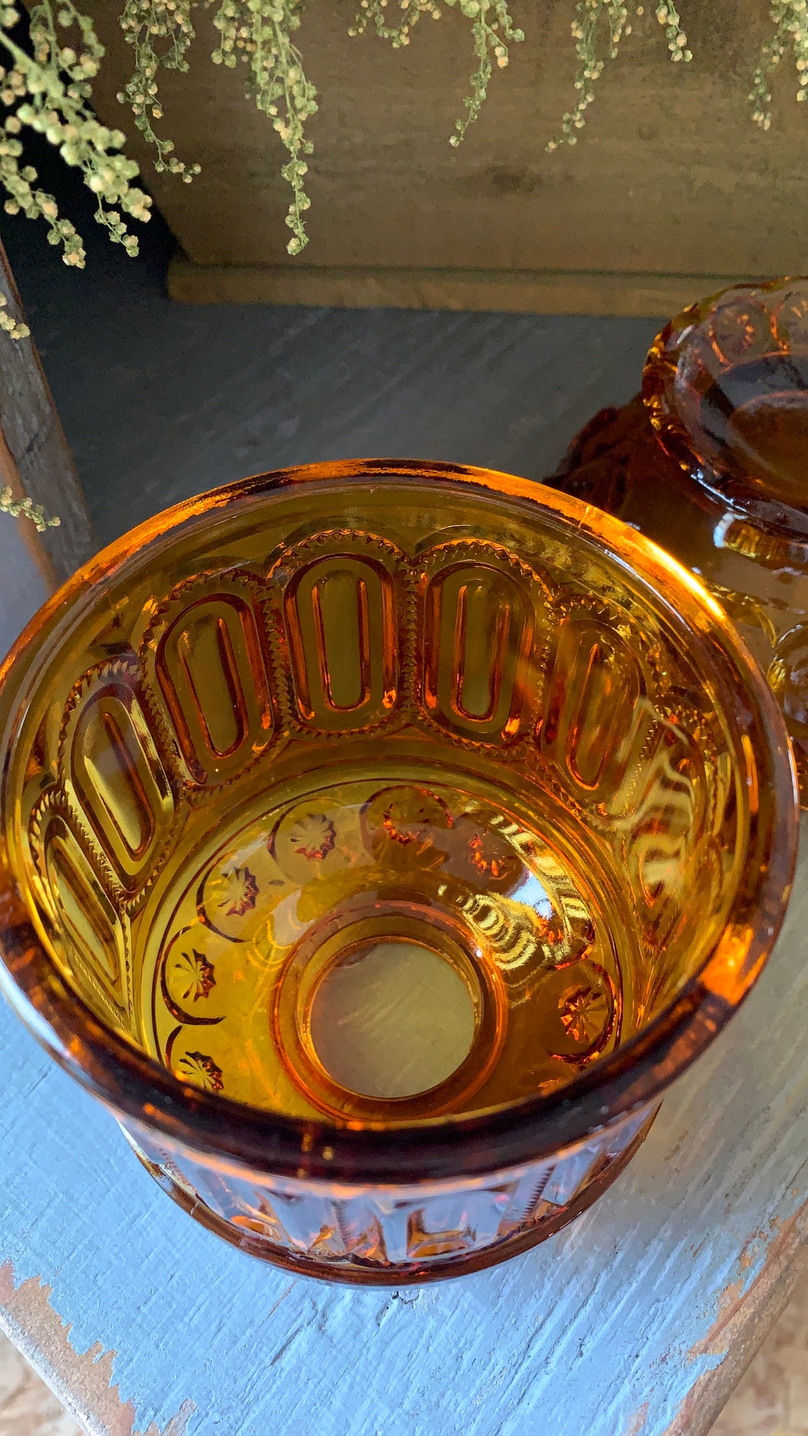 Amber Moon and Stars Fairy Lamp - Etsy