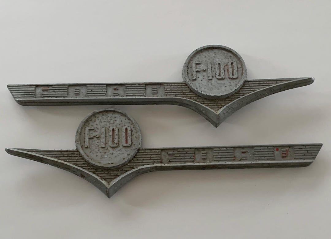1955-56 Ford F100 Hood Emblems - Etsy