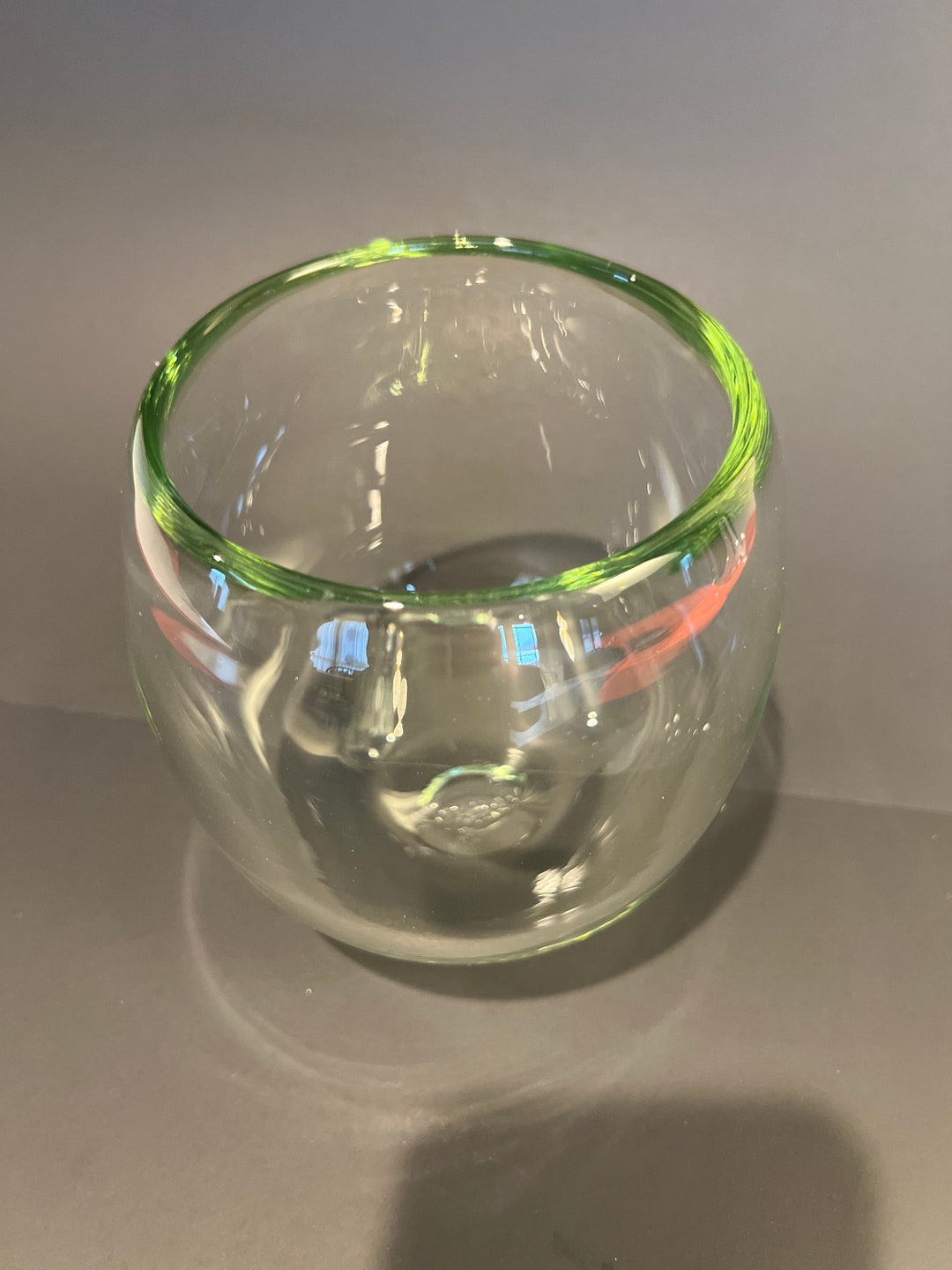 Vintage Studio Art Glass Bowl, Signed - Etsy