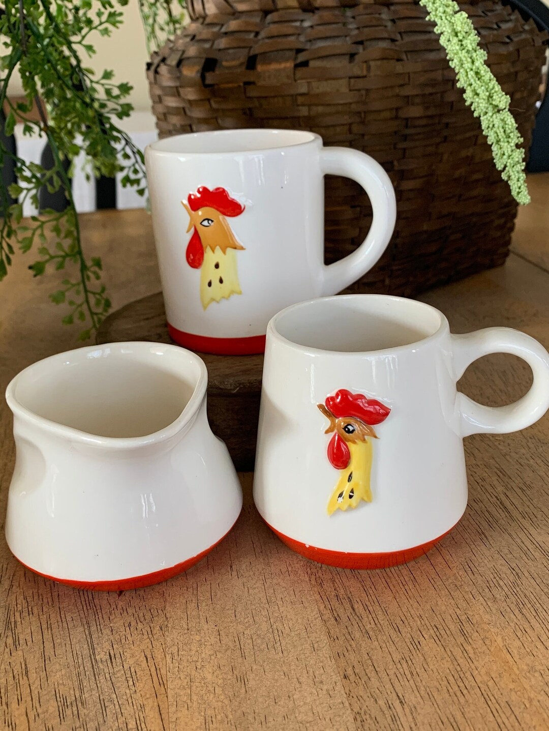 Holt Howard Cups and Creamer - Etsy